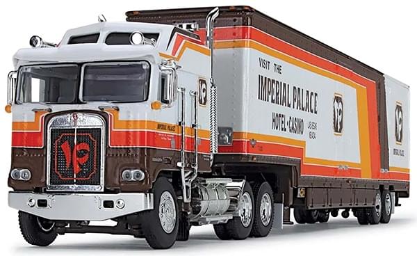 1:64th Scale Kenworth K100 with 53' Moving Van Trailer Imperial Palace ...