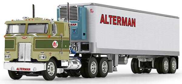 1:64th Scale Peterbilt 352 Cab-Over-Engine with 40' Vintage Reefer ...